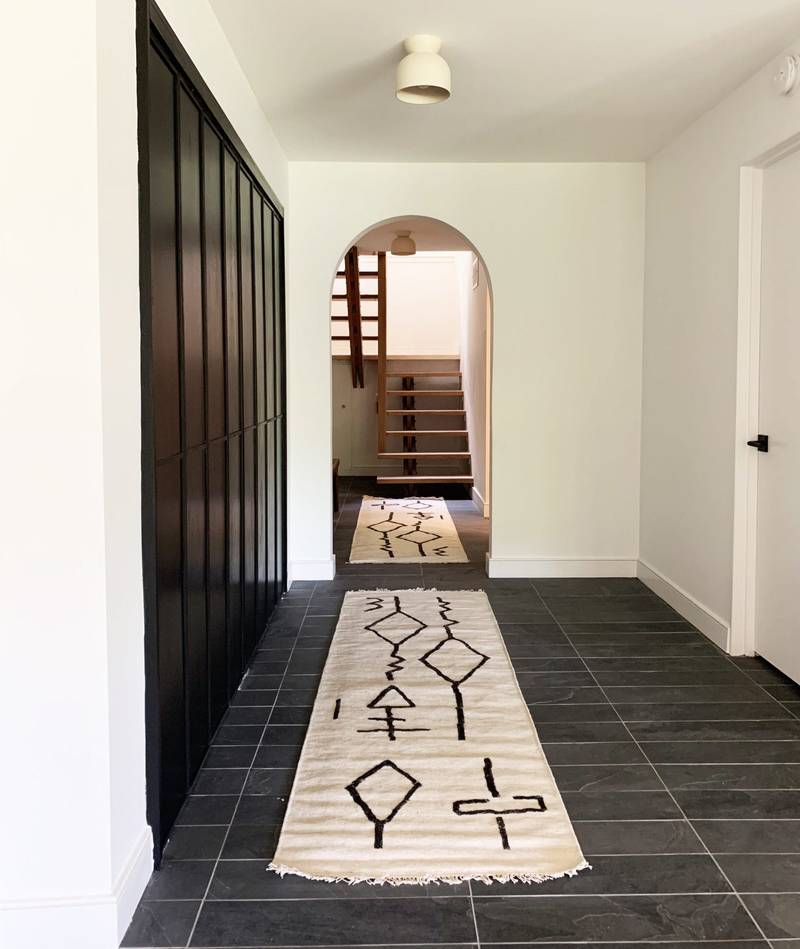 clé tile | natural stone | slate | large plank 6x24 | grey