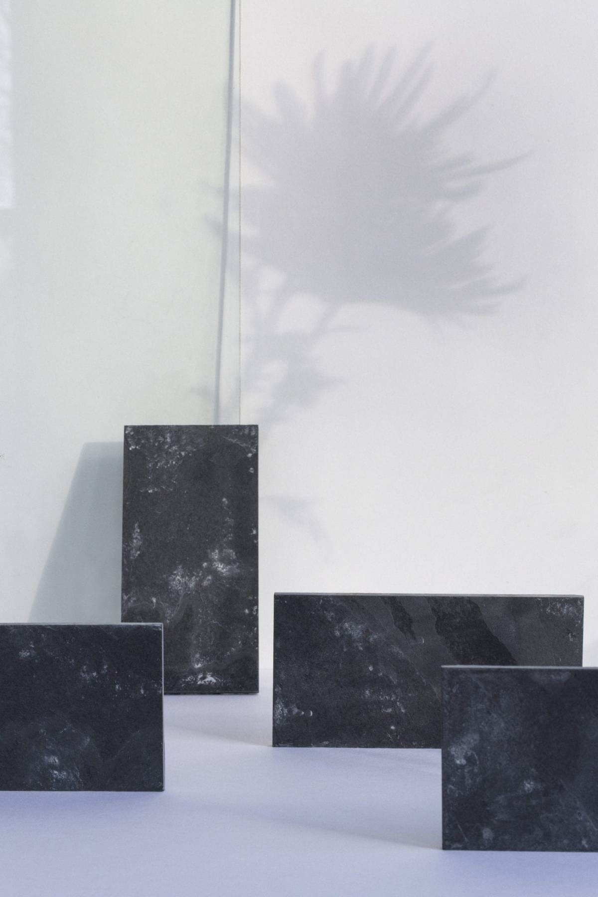 clé tile | natural stone | slate | square 12x12 | grey