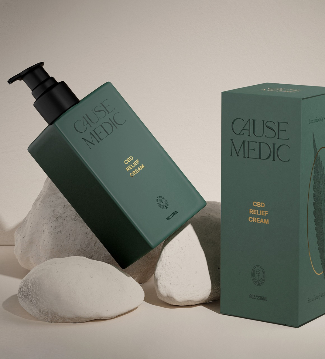 CBD Relief Cream (8 oz) – CauseMedic