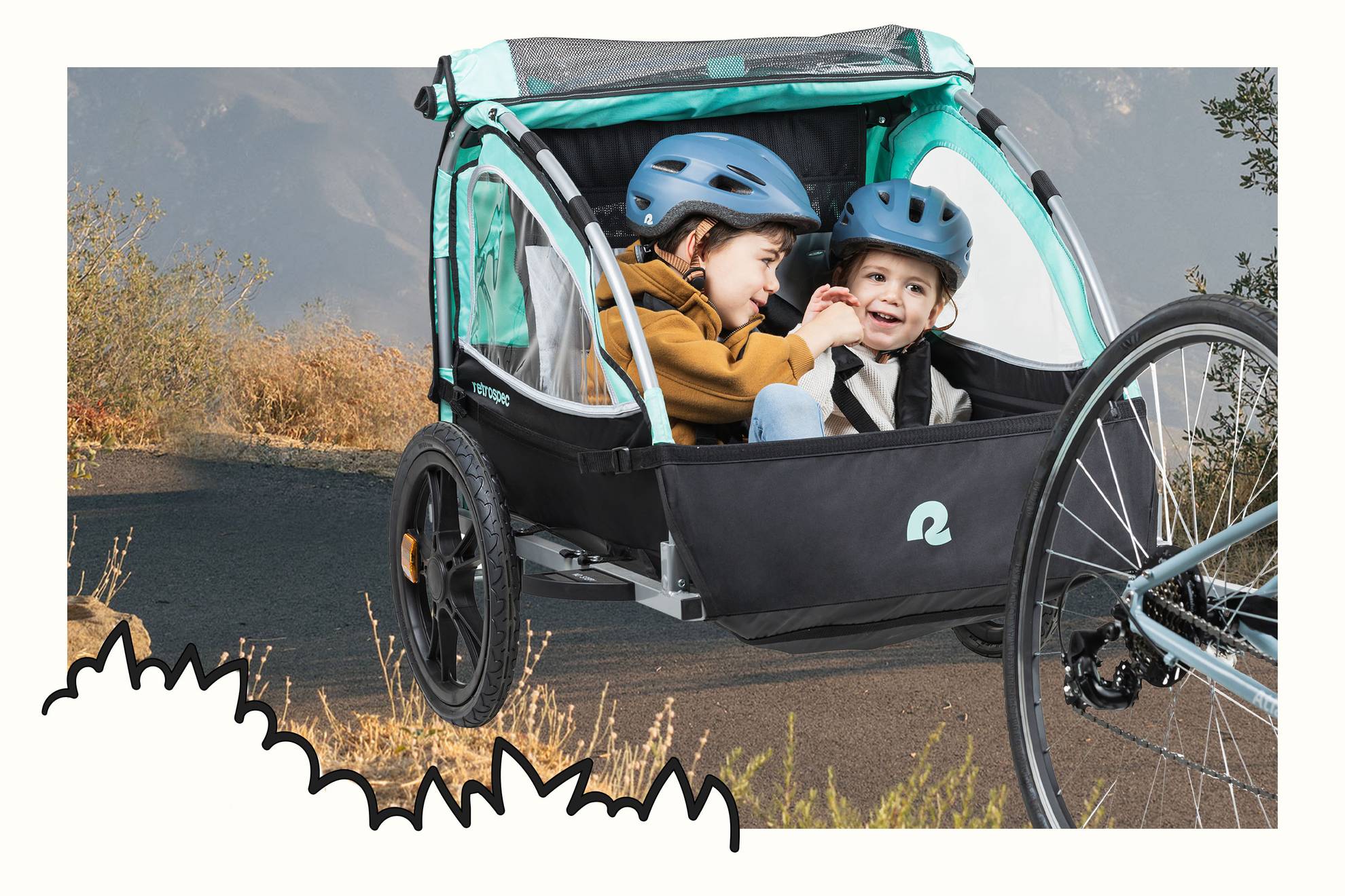 Kids, Cargo & Pet Bike Trailers | Retrospec