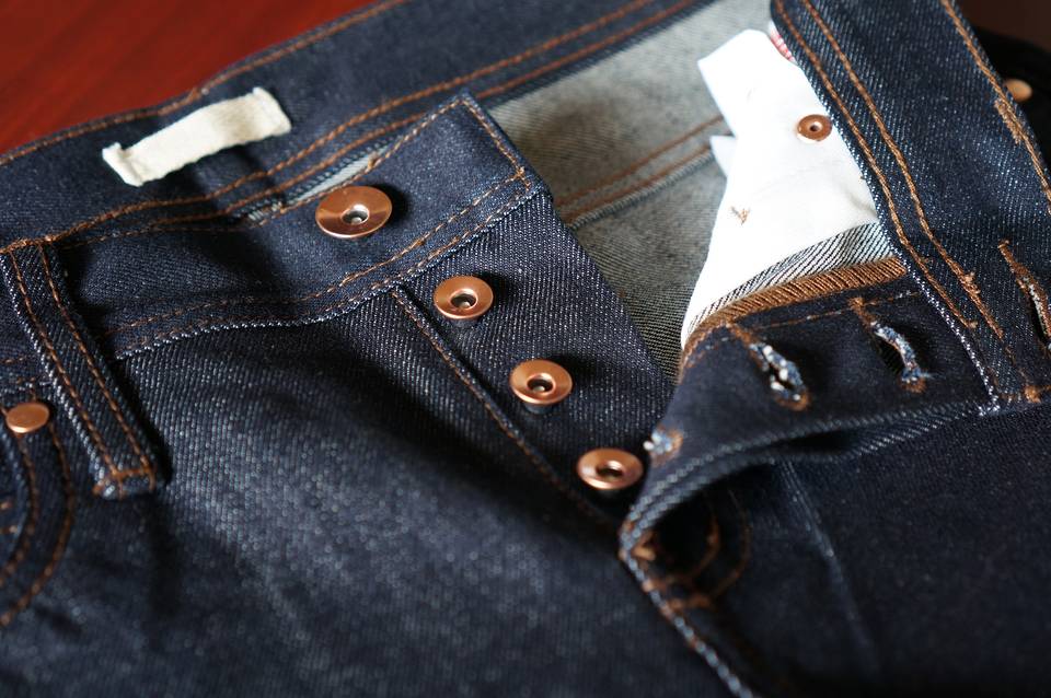 Unbranded Straight Fit Jeans - 14.5oz Raw Indigo Selvedge | JEANSTORE