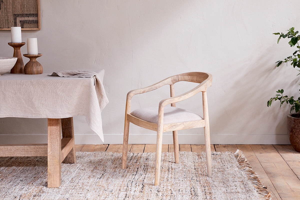 Dining Chairs & Benches | Walnut & Tan Leather