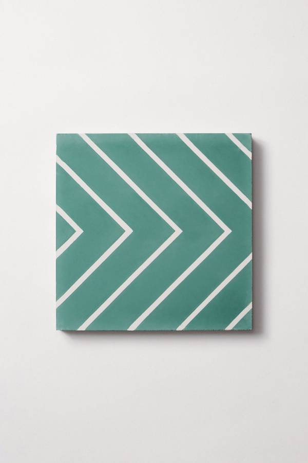 clé tile | concrete cement | zenith | pinstriped | kelly