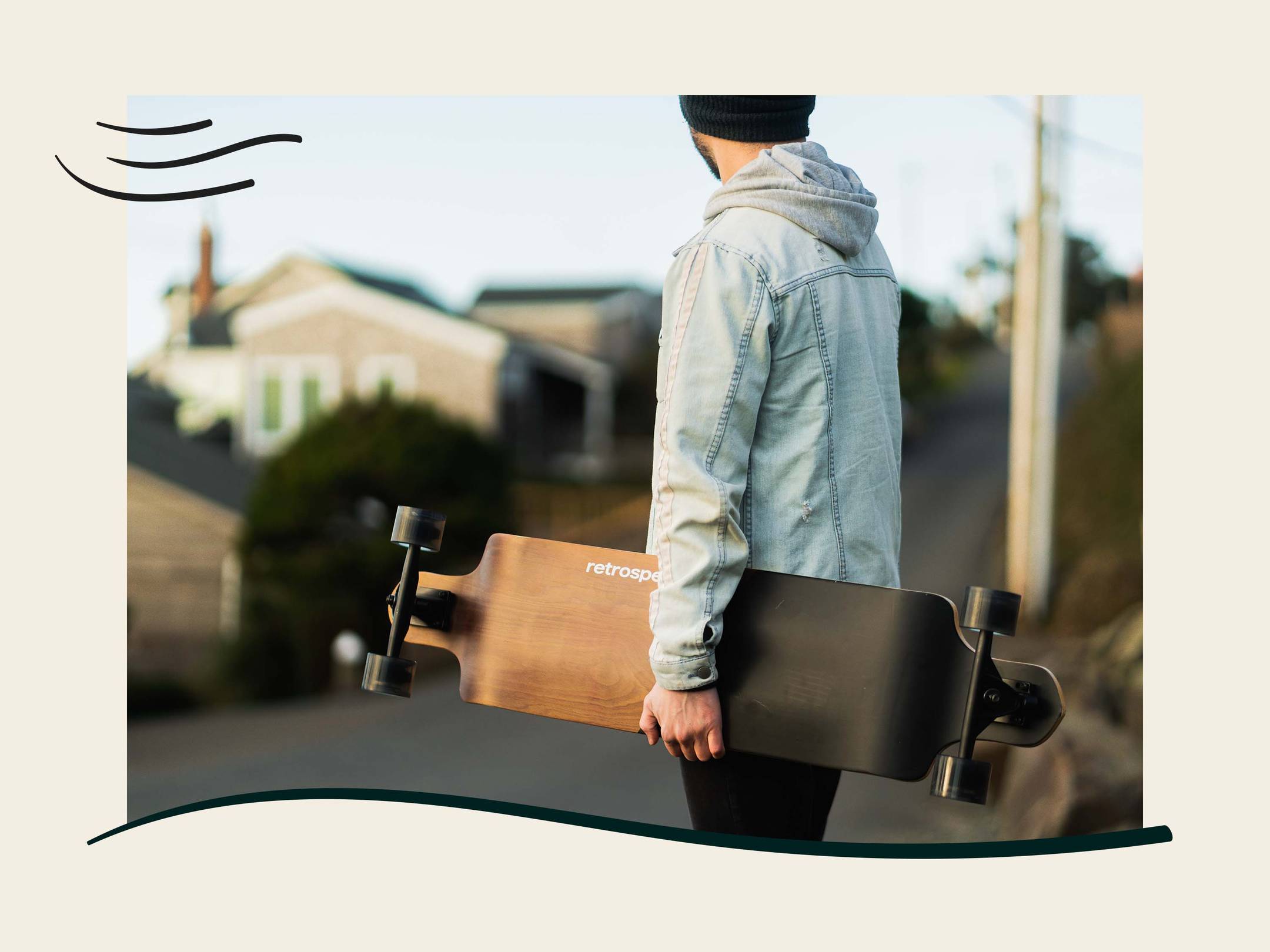 Tidal 41” Drop Down Longboard - Canadian Maple | Retrospec