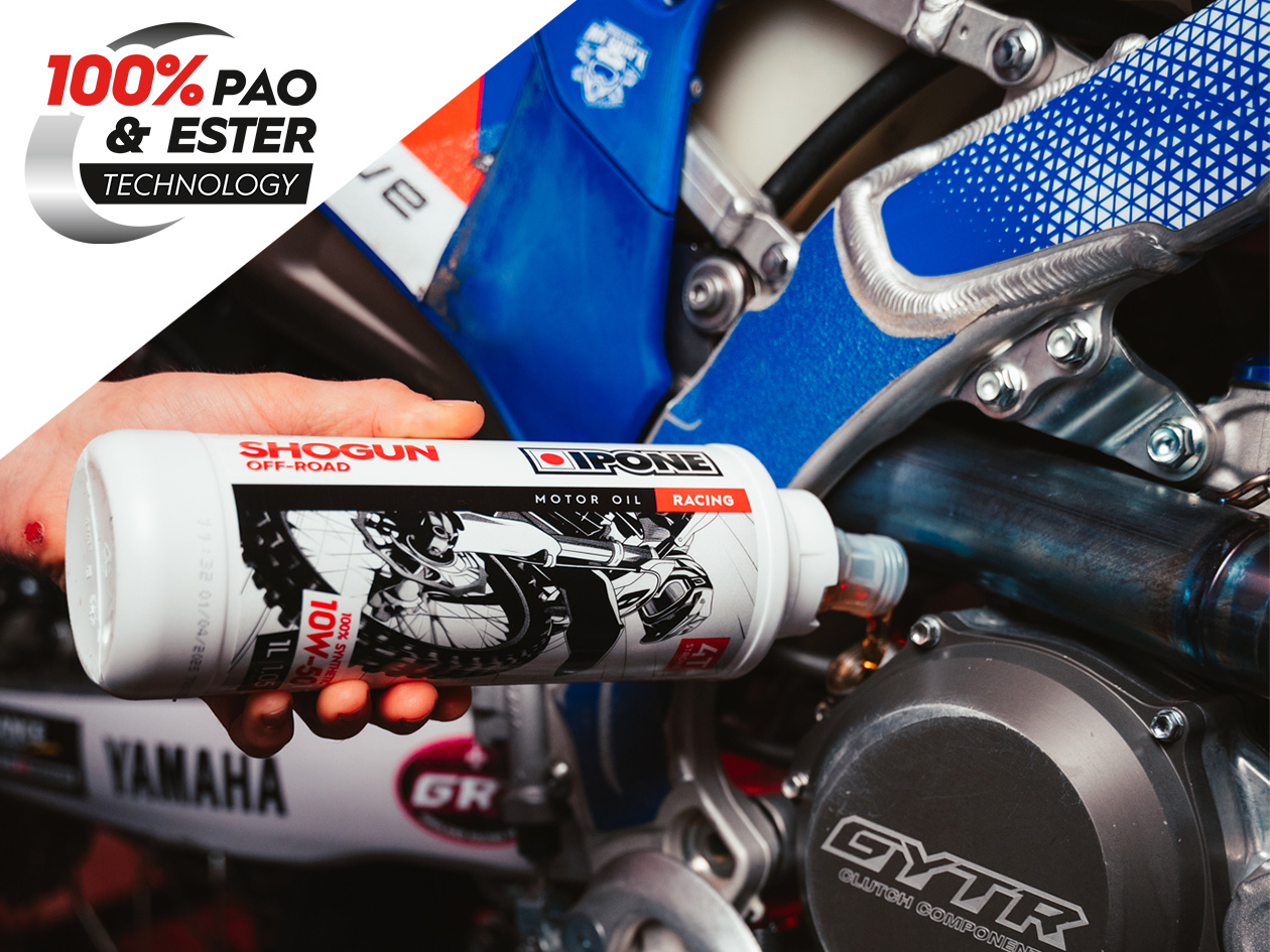 4-Stroke 100% Synthetic Motor Oil SHOGUN OFF-ROAD 10W‑30 | IPONE