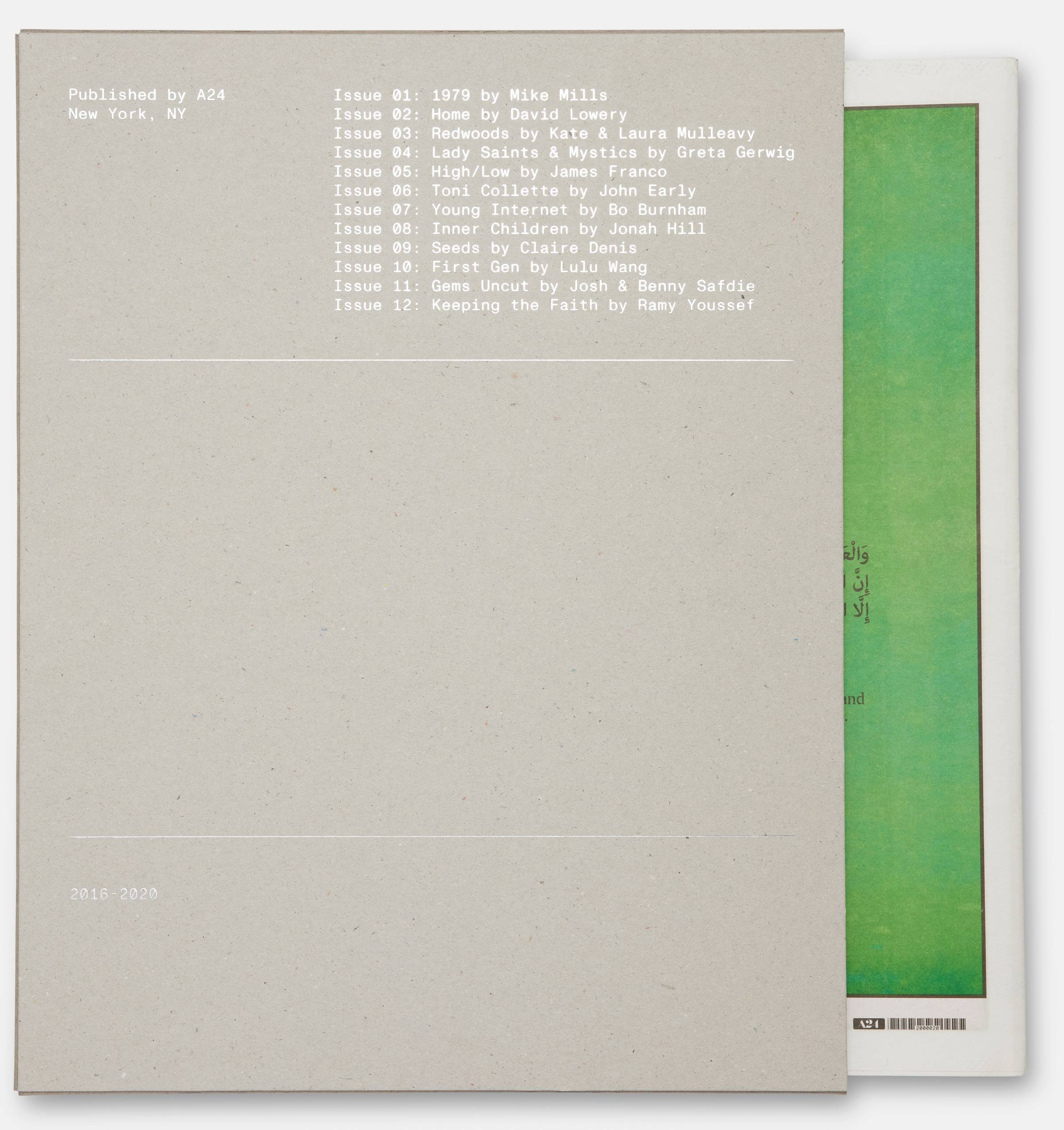 Zine Collection: Issues 01 - 12 – A24 Shop