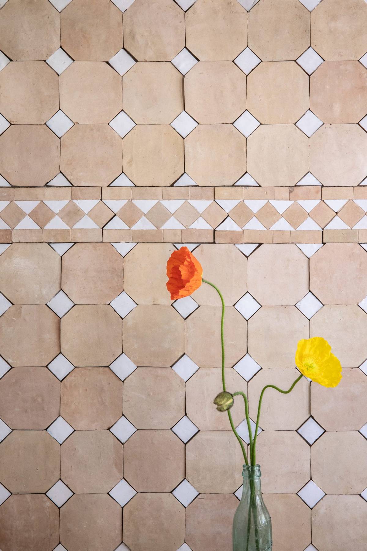 moroccan sea salt border | zellige natural | | zio & sons – clé tile