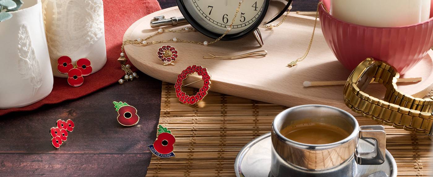Poppy Pin Badges | Poppy Jewellery | Poppy Shop UK
