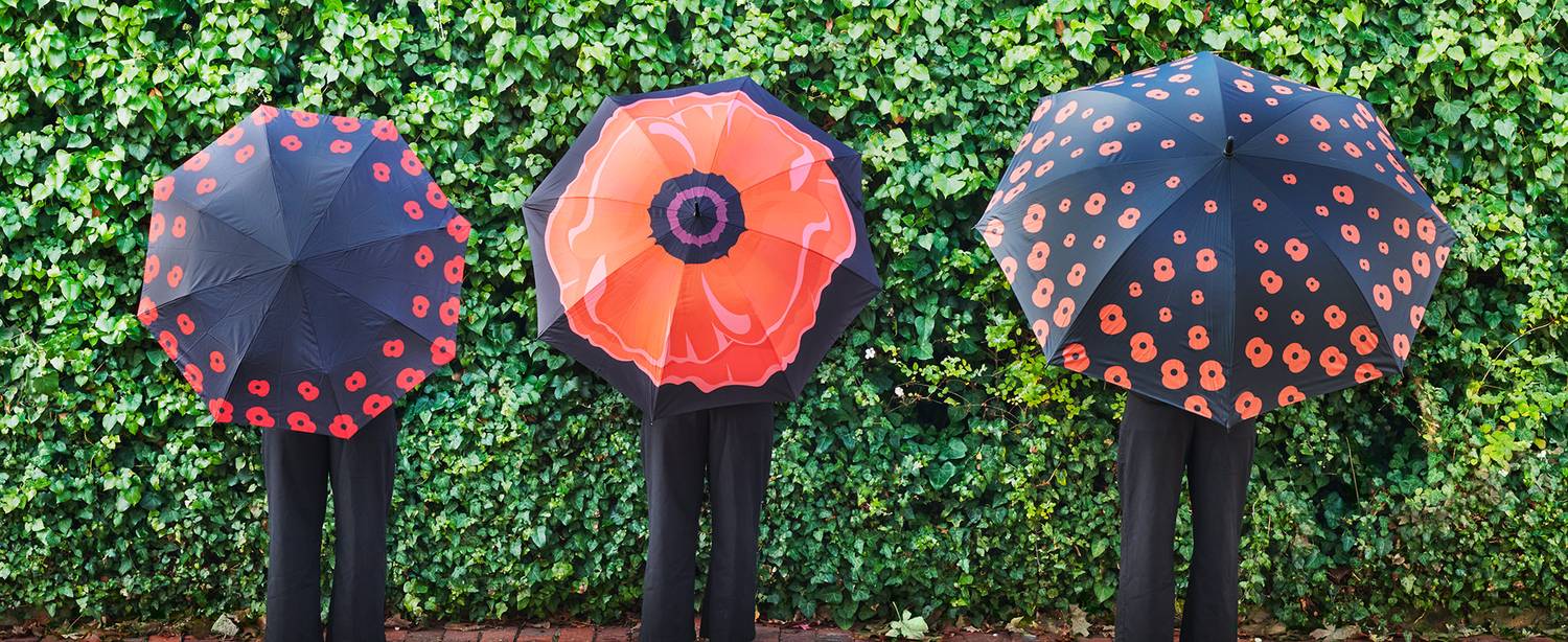 Poppy Umbrellas | Compact & Golf Umbrellas | Poppy Shop UK
