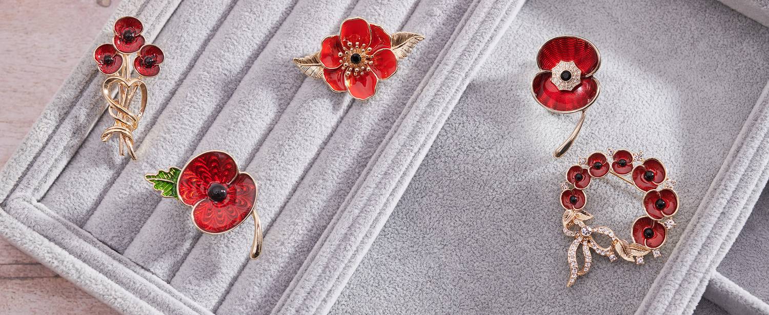 Poppy Pins & Brooches | Charity Pin Badges | Poppy Shop UK