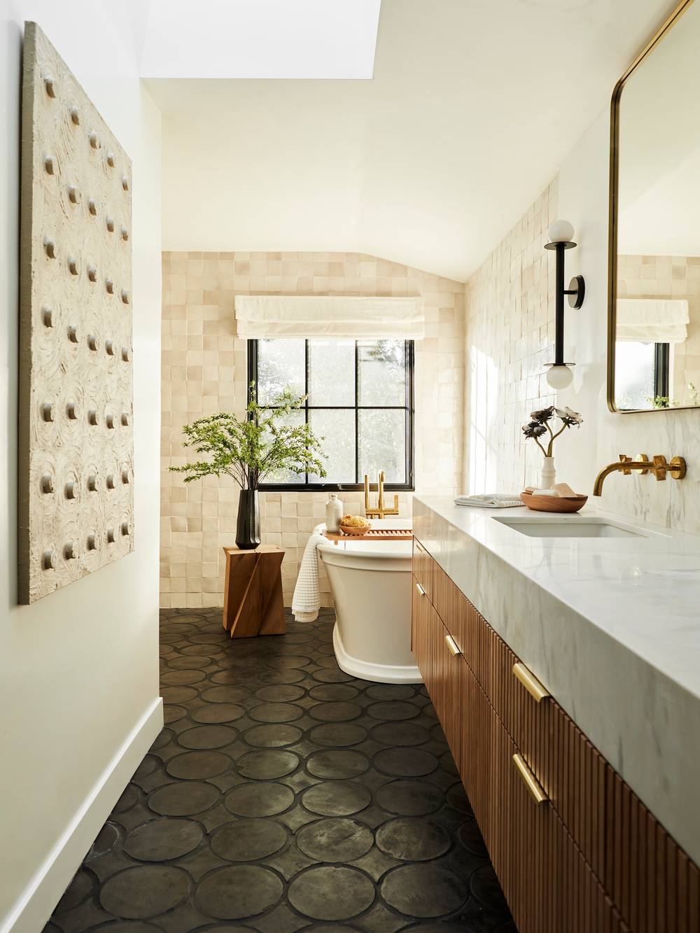 circle & losange bundle | flemish black terracotta | clé tile