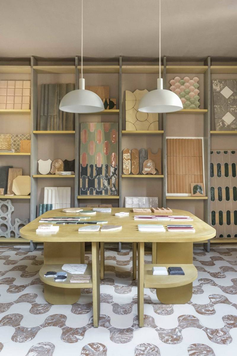 bibiena cotto bianco & variegato rectangle | clé tile