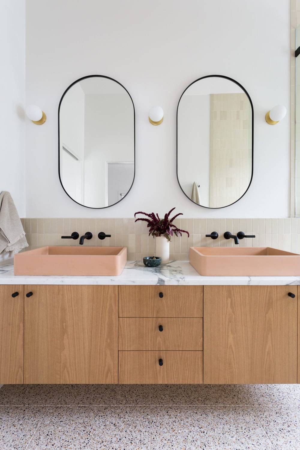 clé tile | forage terrazzo | cement | white | square 24x24