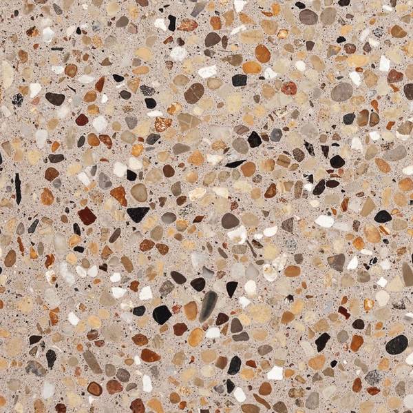 clé tile | forage terrazzo | cement | shell | square 24x24