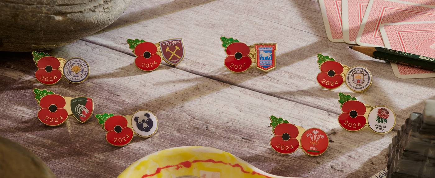 Rugby Pins | Poppy Shop UK
