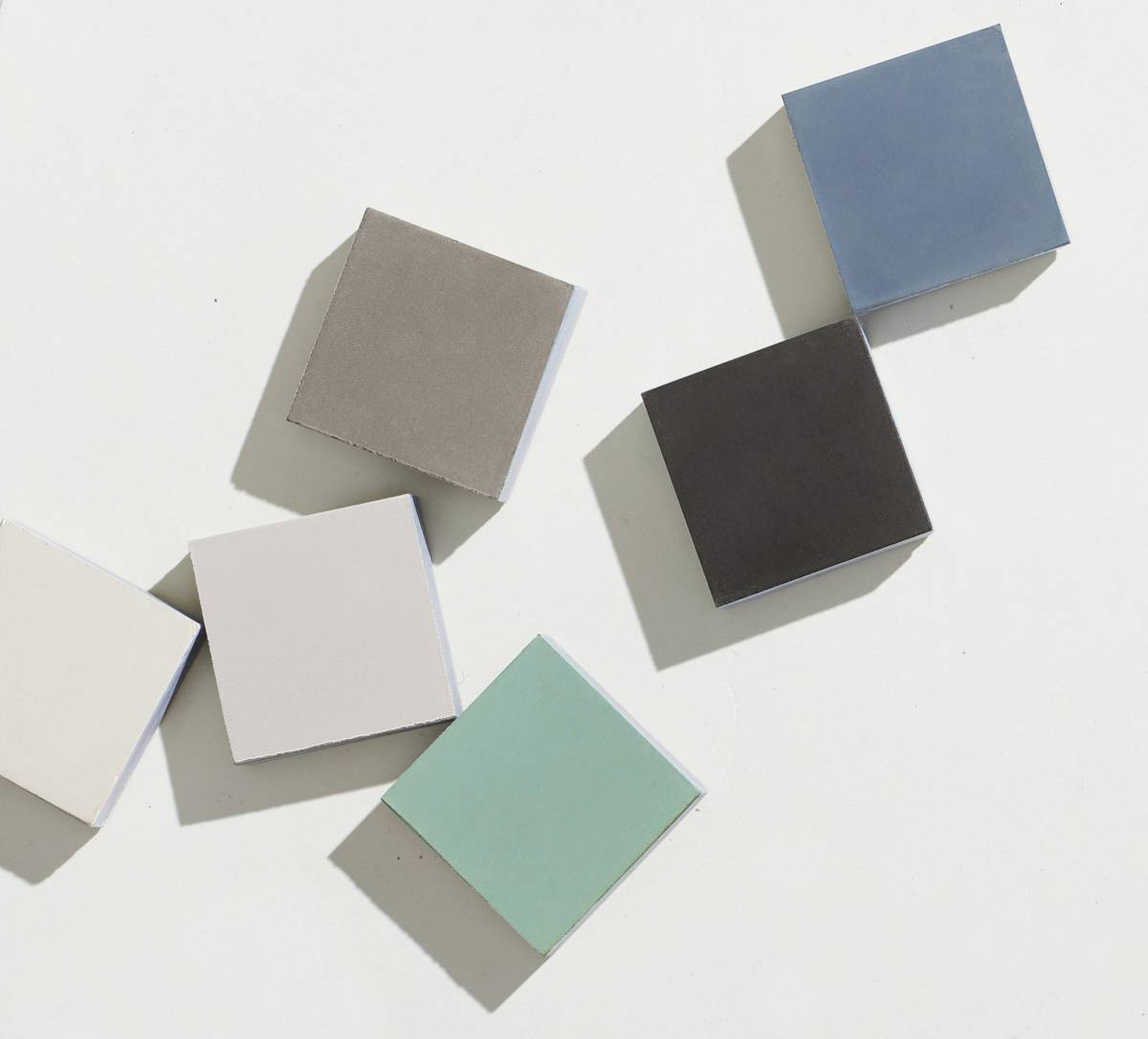 clé tile | concrete cement | hex clip | federal blue white