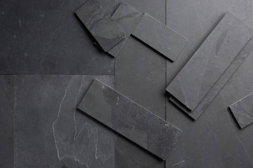 clé tile | slate | natural stone | large field | grey