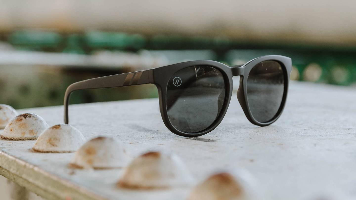 Moon Dawg Polarized Sunglasses - Matte Black Frame & Smoke Lens