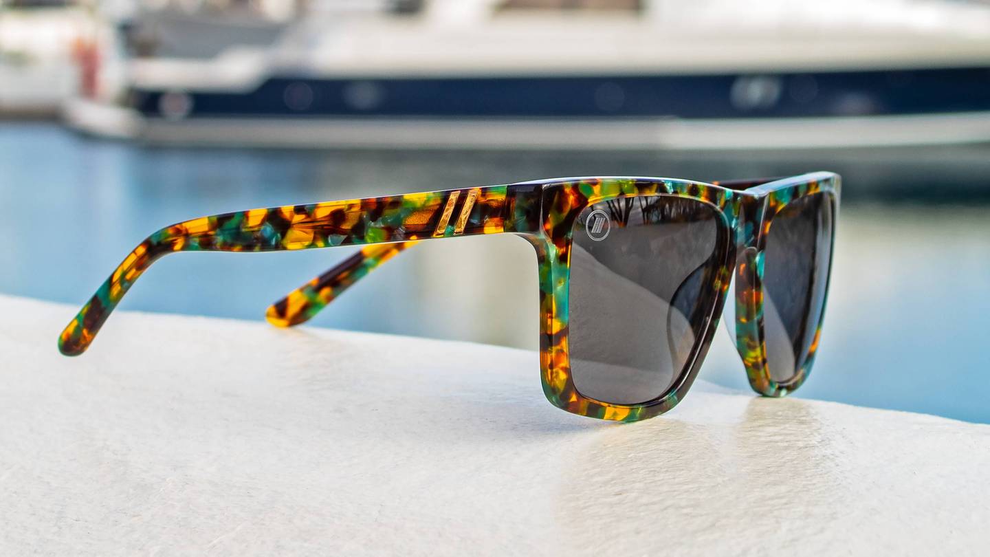 Stone Breaker Polarized Sunglasses - Green, Teal, Orange & Gold ...