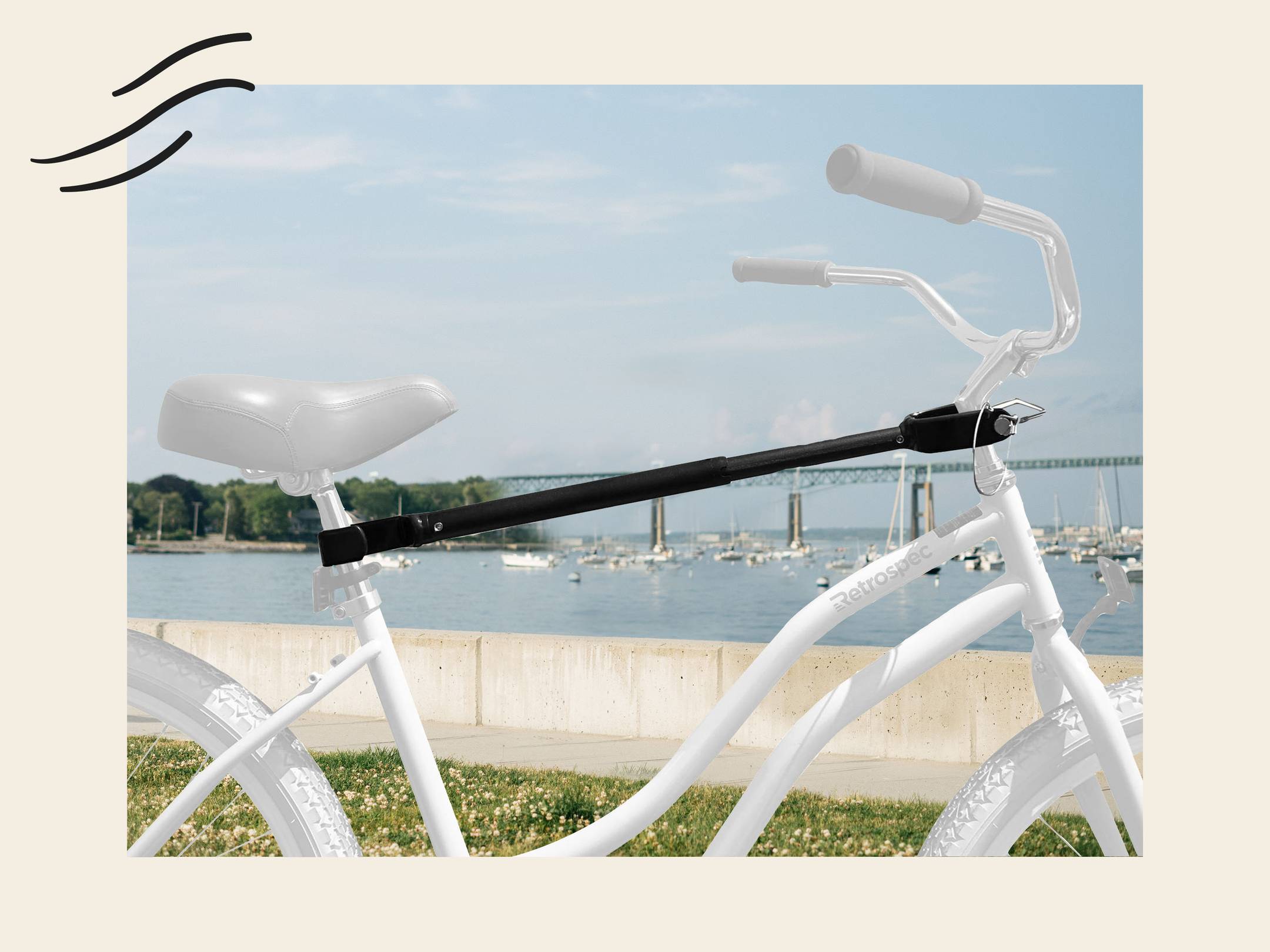 Lenox Bike Rack Top Tube Adjustable Adapter | Retrospec