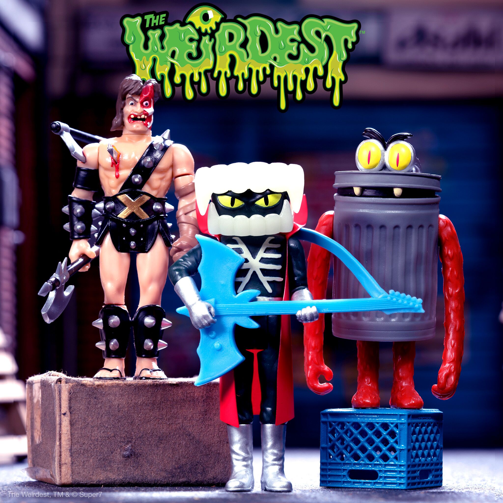 The Weirdest ReAction Figures Wave 1 - Trashquatch – Super7
