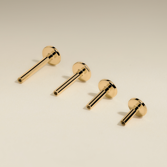 Piercing Posts | 14k Gold & Titanium | A&M