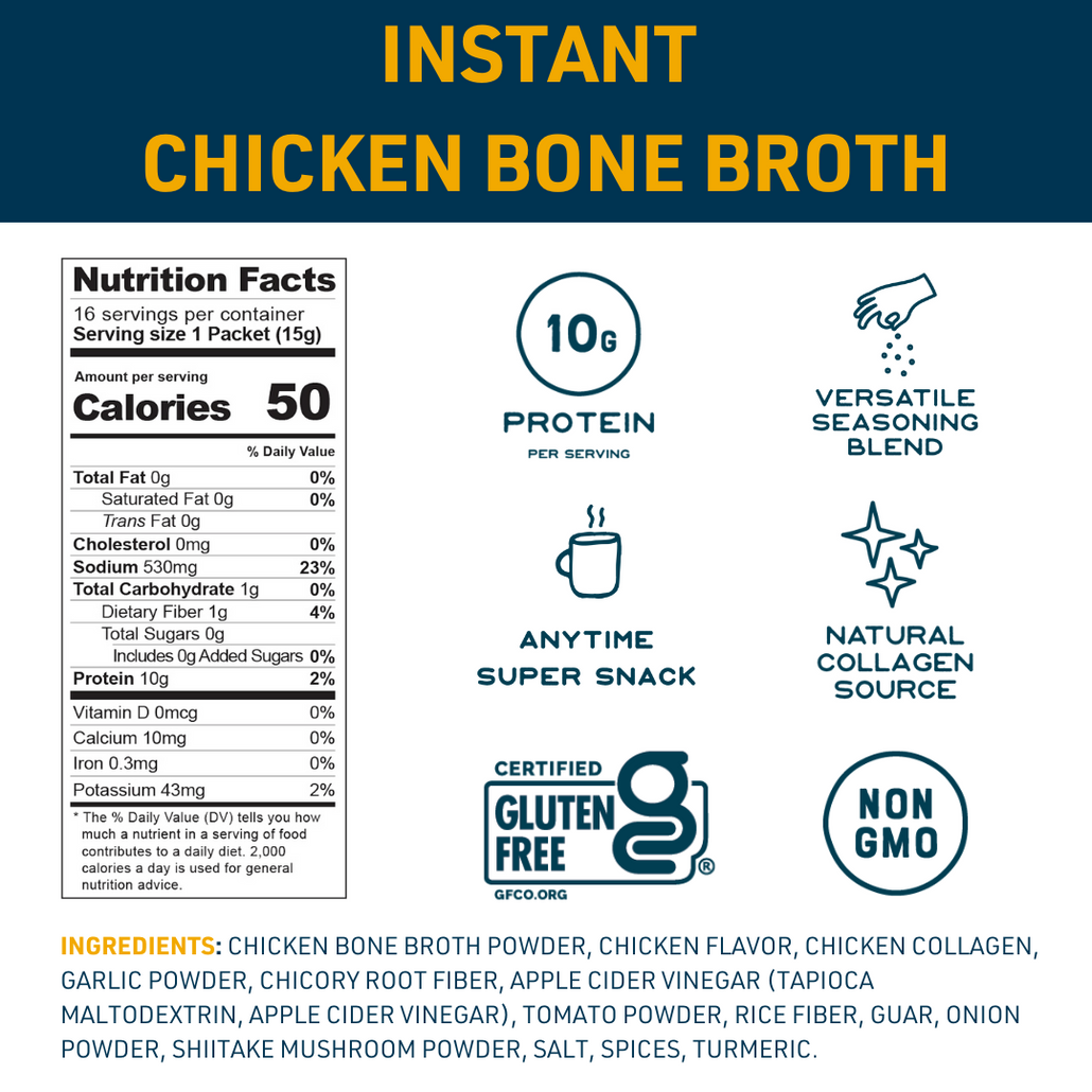 Instant Bone Broth | On-The-Go Bone Broth Packets – Bare Bones
