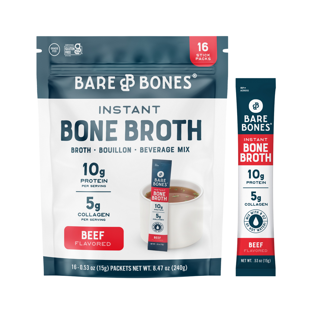 Instant Bone Broth | On-The-Go Bone Broth Packets – Bare Bones
