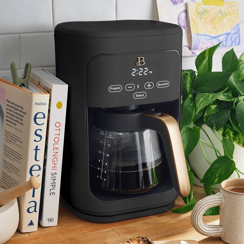 14-Cup Programmable Coffee Maker with Touch-Activated Display – Beautiful™
