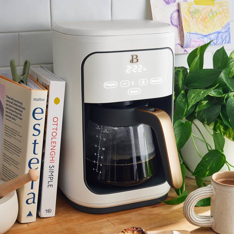 14-Cup Programmable Coffee Maker with Touch-Activated Display – Beautiful™
