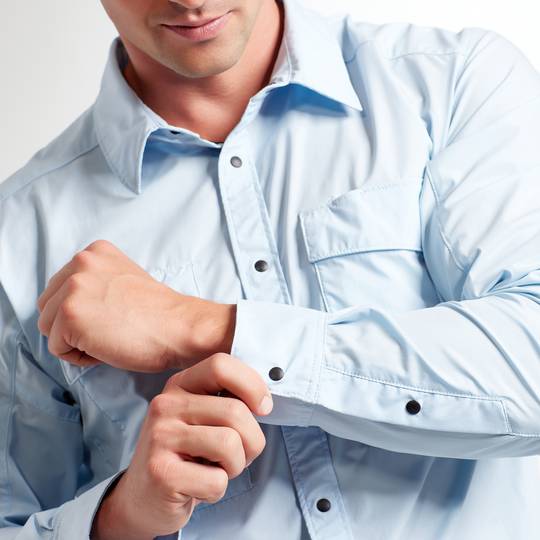 Long Sleeve Men's UV Protection Shirt: Cloud | Truewerk