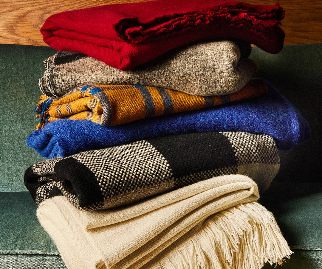 Luxury Blankets & Throws | Wool, Linen & Cashmere Blankets & Throws | ABASK