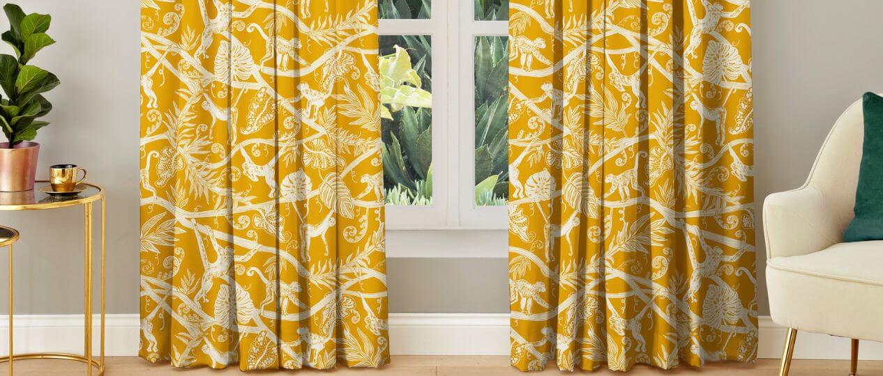Gold Curtains Gold Patterned Curtains furn