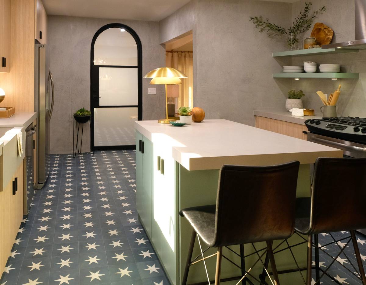 clé tile | concrete cement | star bright | federal blue