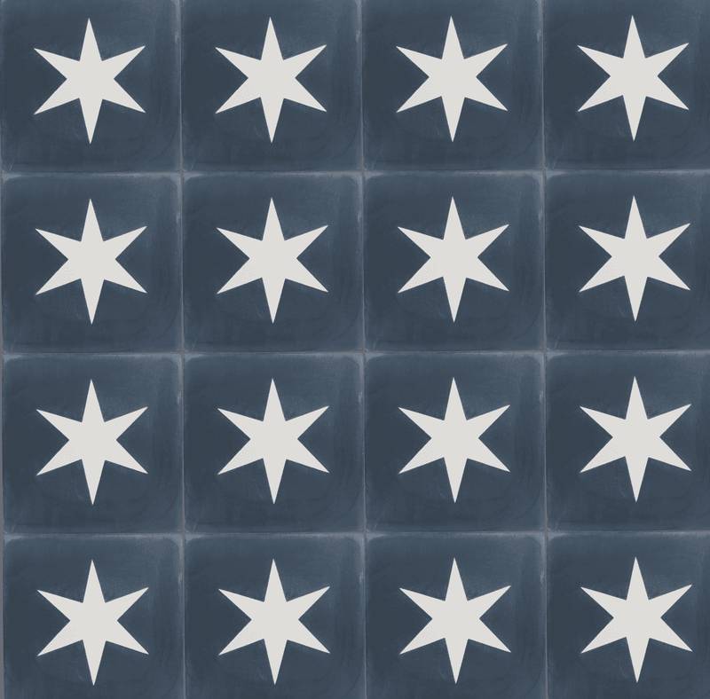 clé tile | concrete cement | star bright | federal blue