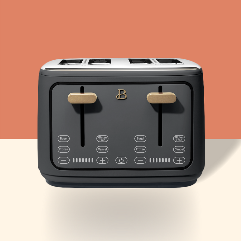 4-Slice Toaster with Touch-Activated Display – Beautiful™