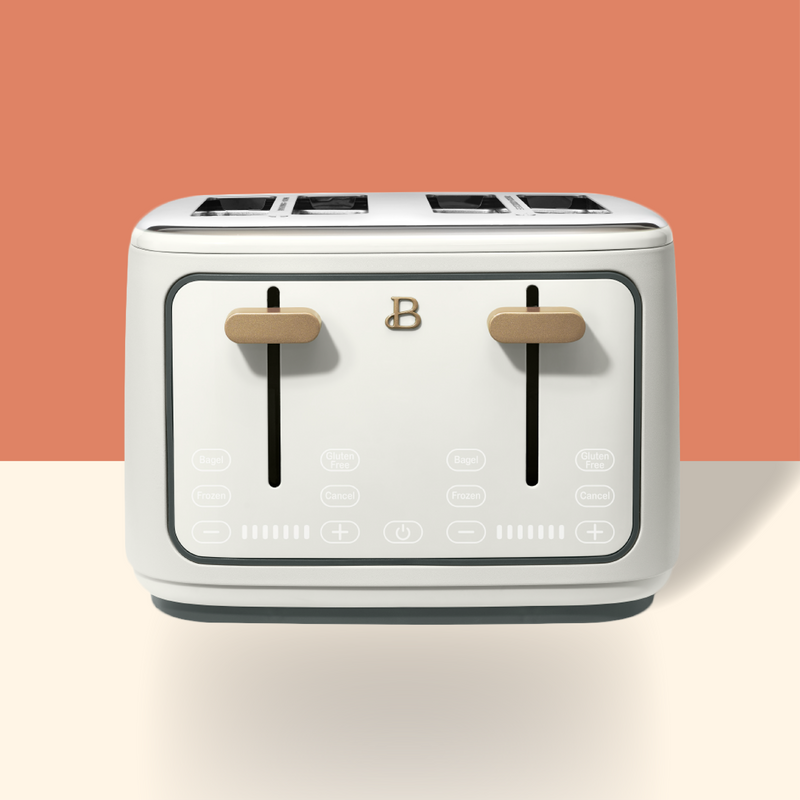 4-Slice Toaster with Touch-Activated Display – Beautiful™