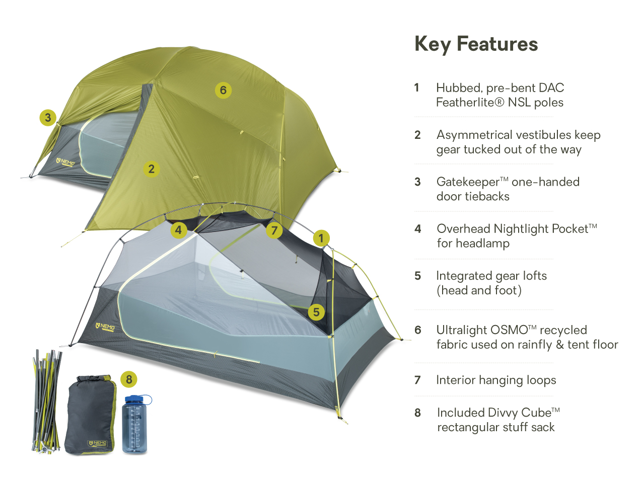 Dragonfly OSMO™ Ultralight Backpacking Tent
