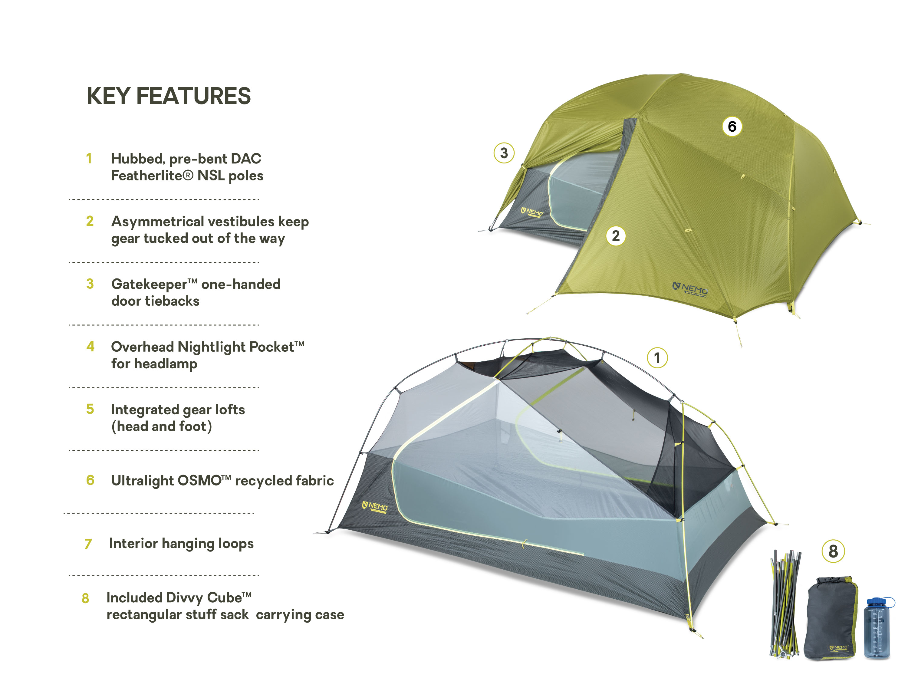 Dragonfly OSMO™ Ultralight Backpacking Tent