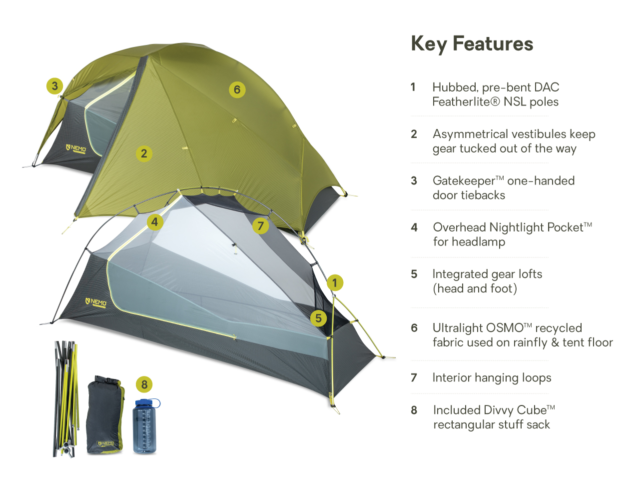 Dragonfly OSMO™ Ultralight Backpacking Tent