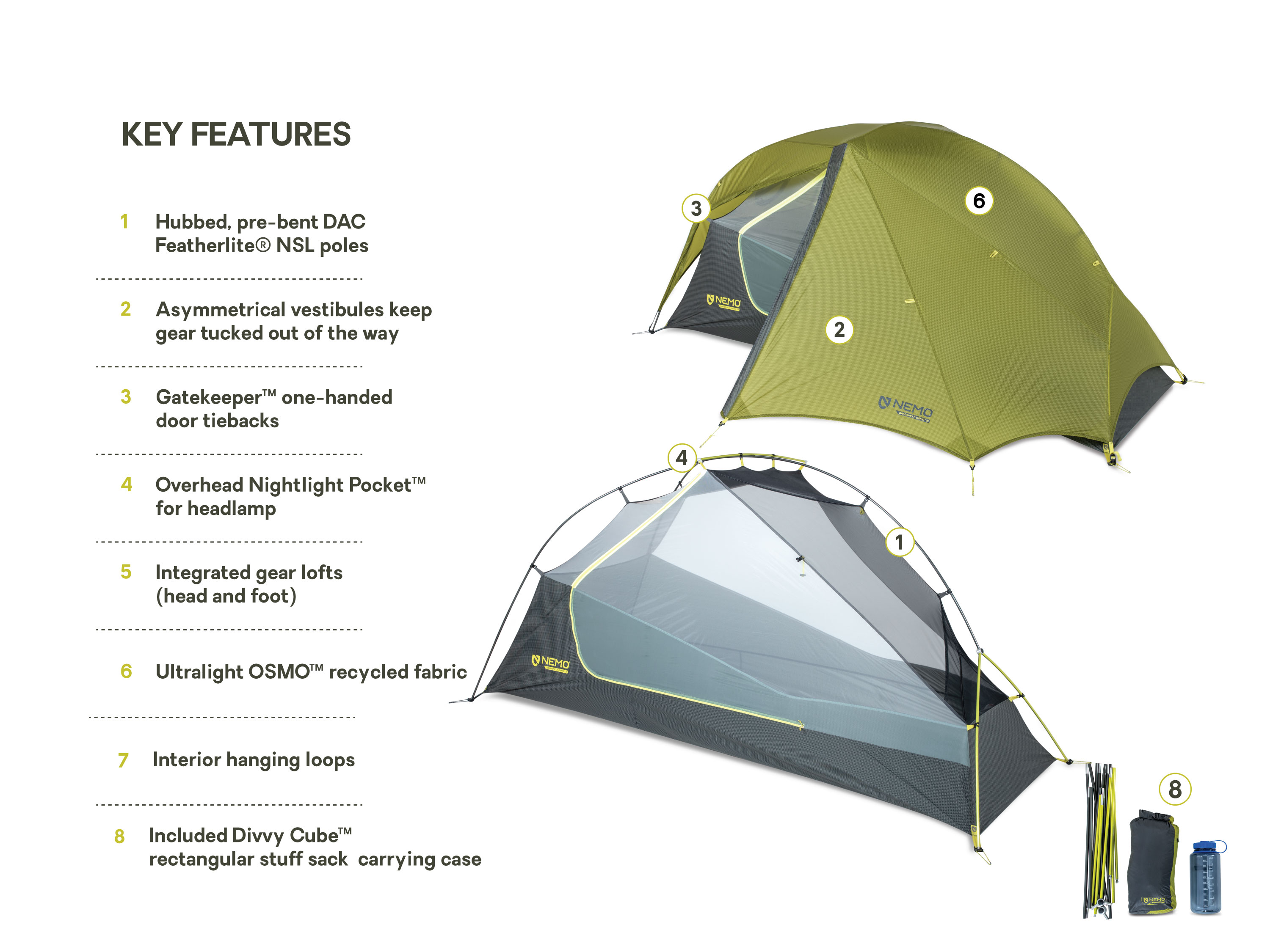 Dragonfly OSMO™ Ultralight Backpacking Tent