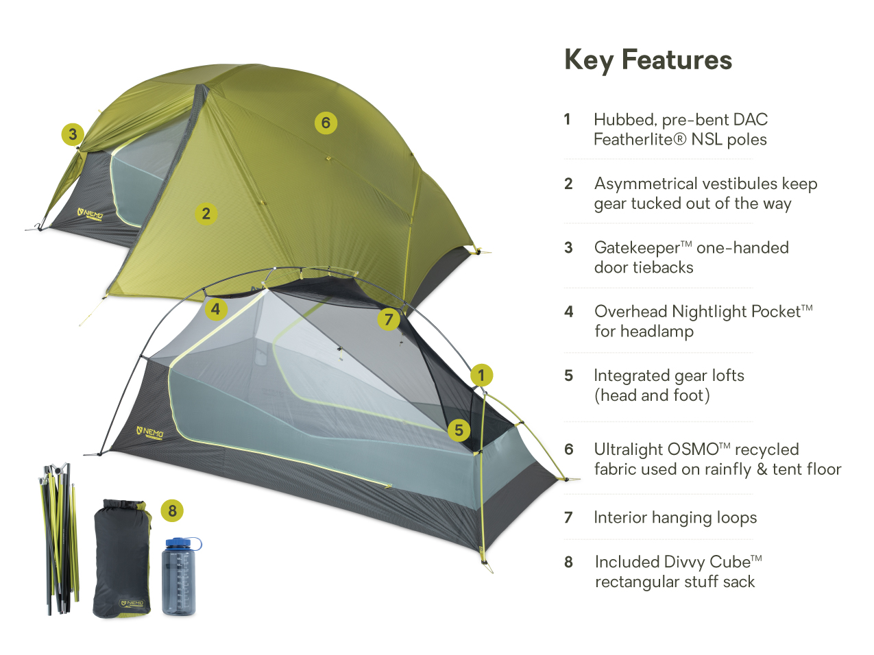 Dragonfly OSMO™ Ultralight Backpacking Tent