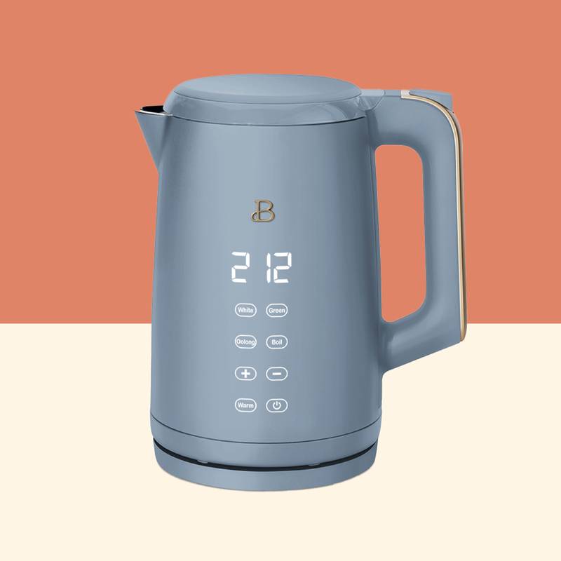 1.7L Programmable Temperature Kettle with Touch-Activated Display ...