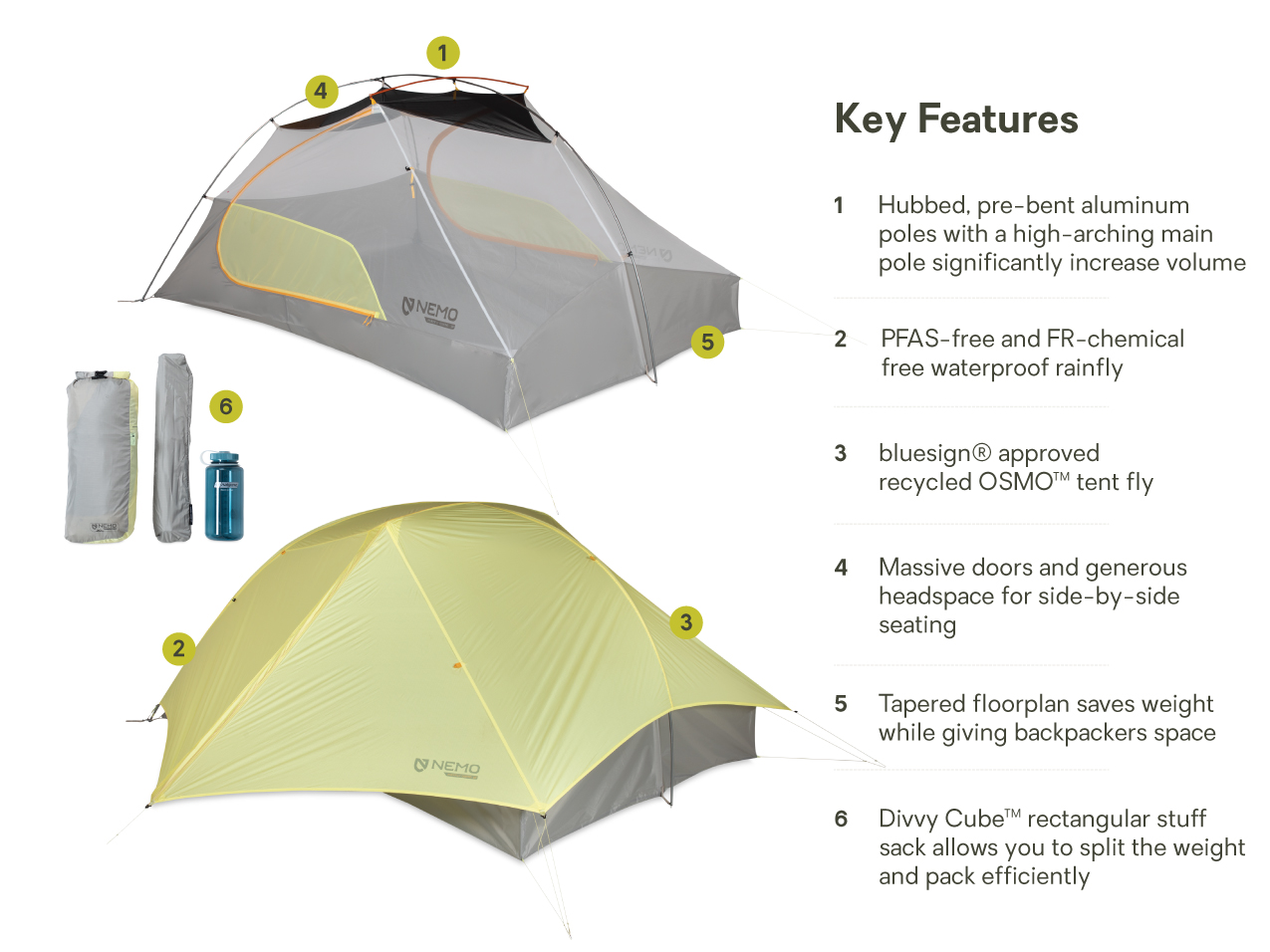 Mayfly OSMO™ Lightweight Backpacking Tent