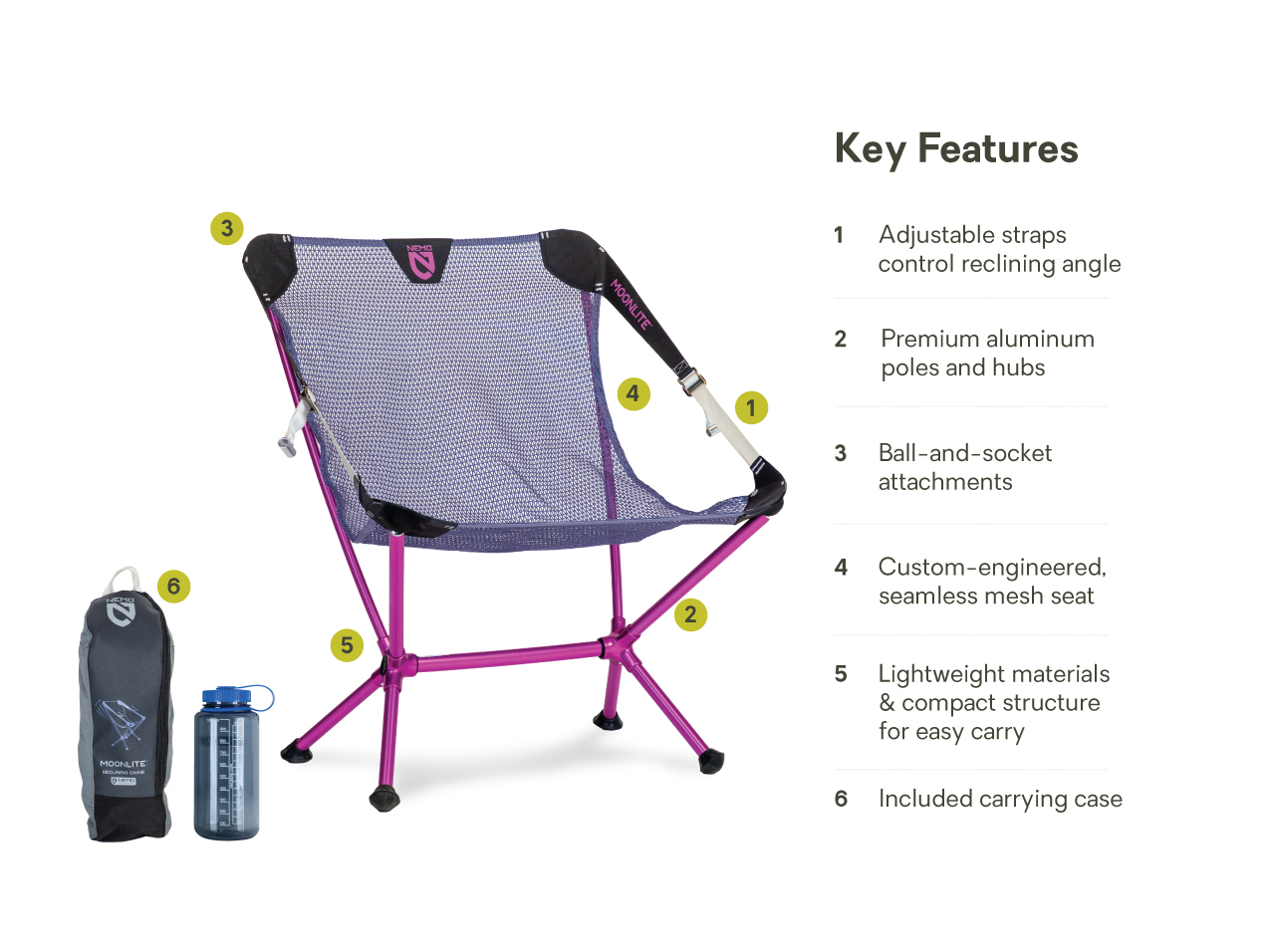 Moonlite™ Reclining Camp Chair