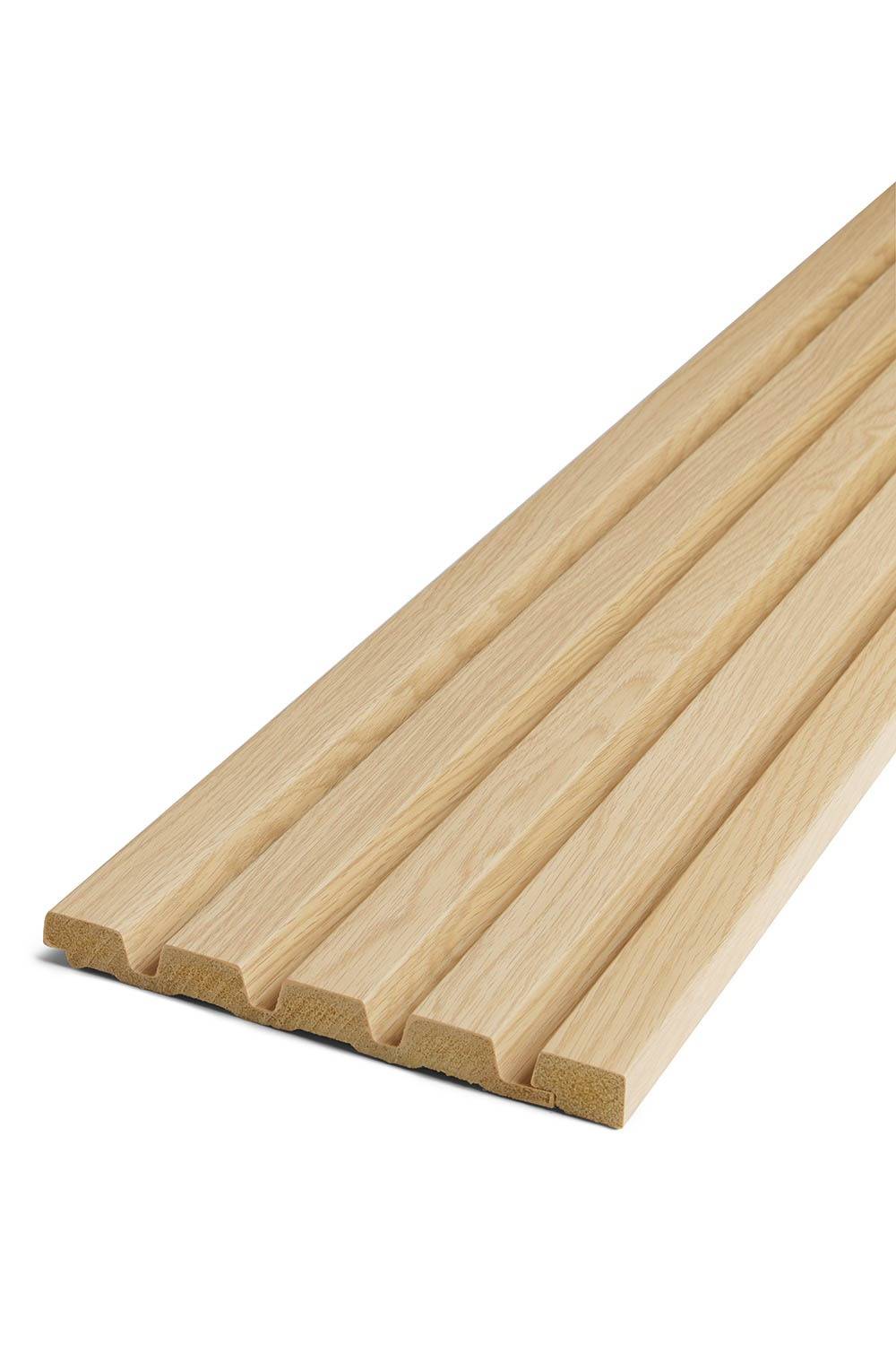 SlatWall Waterproof Natural Oak End Cap | Naturewall