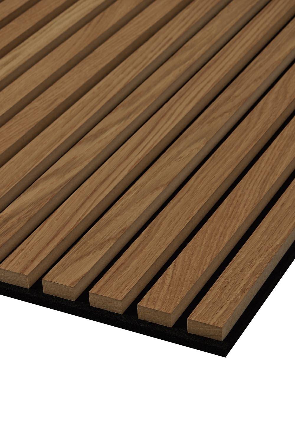 SlatWall Mini Natural Oak Wood Panel | Naturewall