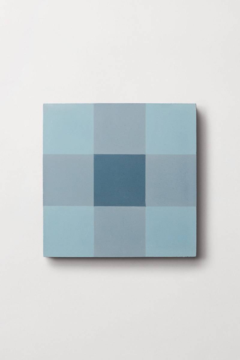 clé tile | concrete cement | checkmate | lake pond federal blue