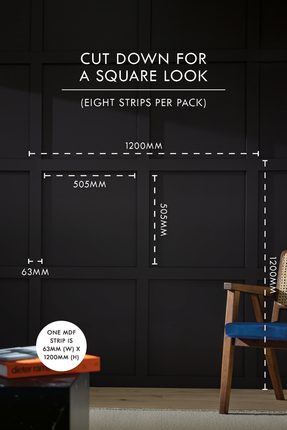 MDF Wall Panelling Kits | Paint Any Colour | Moisture Resistant