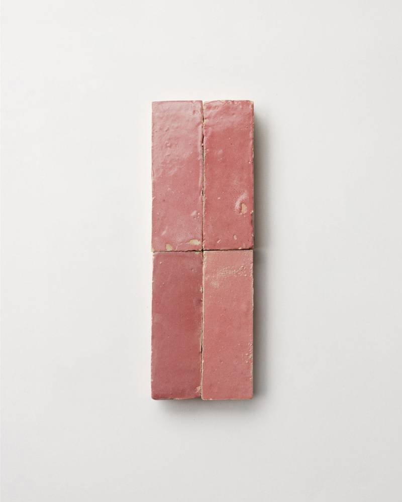 zellige tiles | blushing mistress pink subway bejmat | clé – clé tile